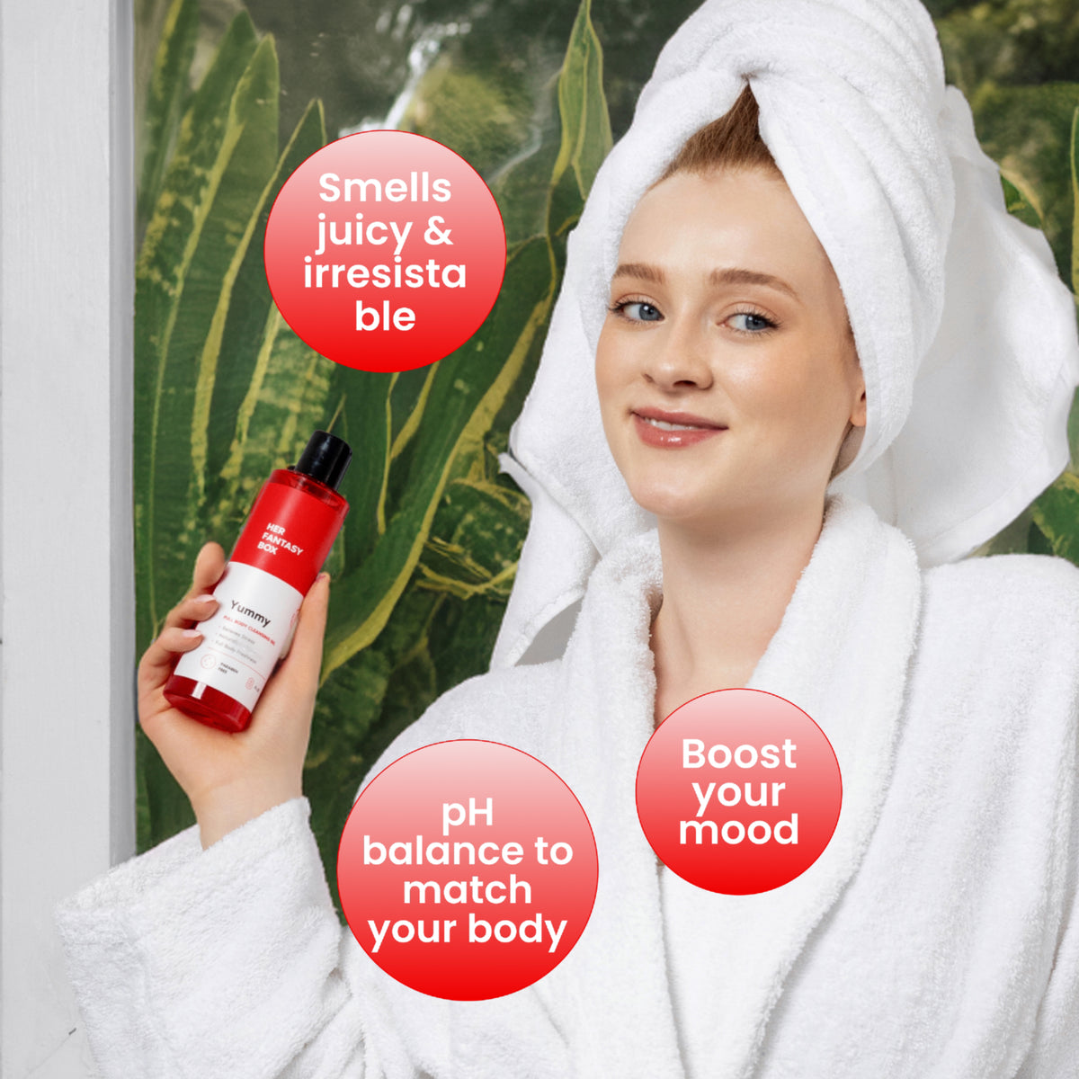 Women's Body Wash for Sensitive Skin | Yummy Shower Gel by Her Fantasy Box