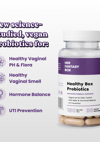Healthy Box Probiotics for pH, Odor, Pms Relief & Uti Prevention – Her ...