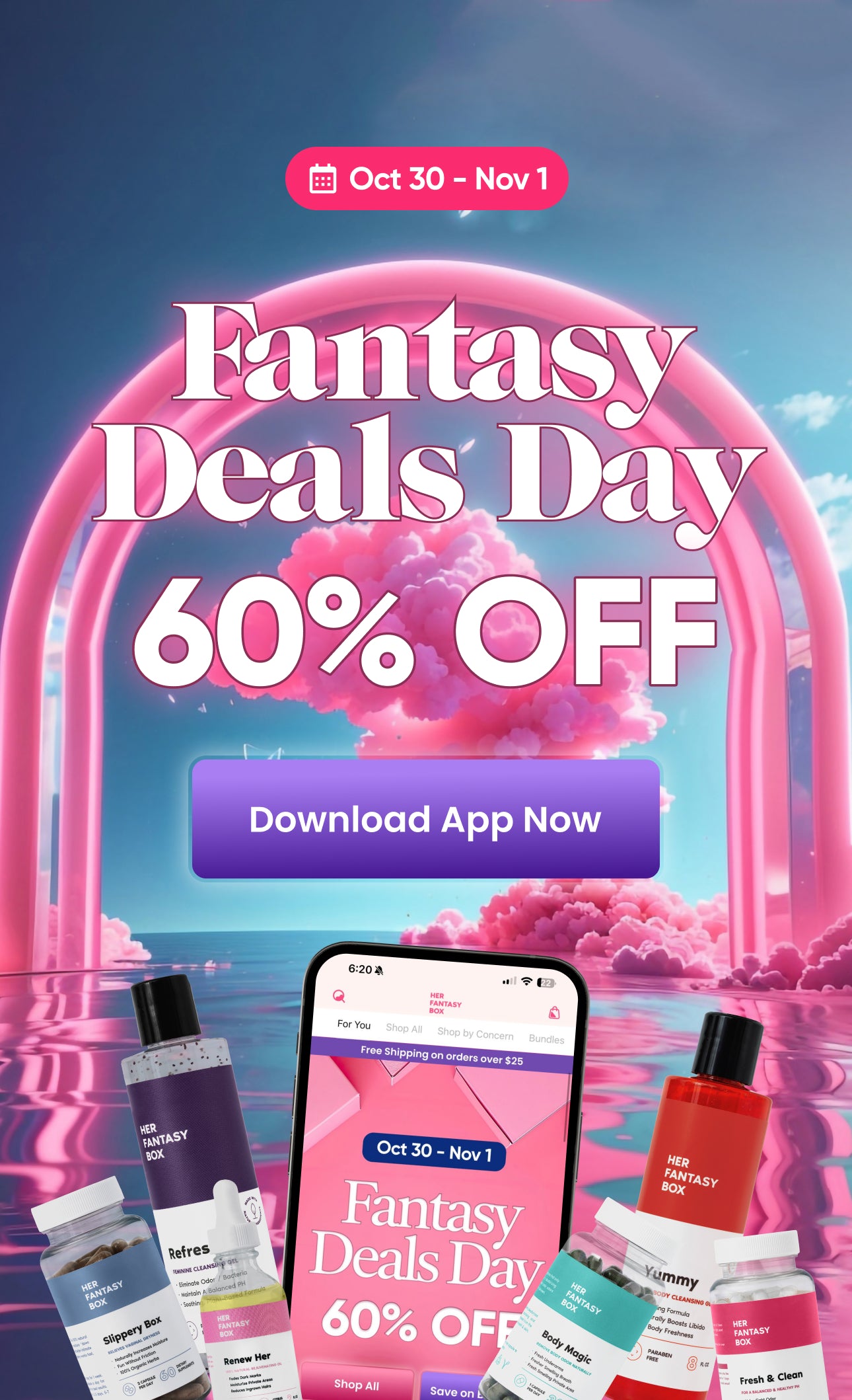 Feminine Hygiene & Health Products | Natural | Her Fantasy Box