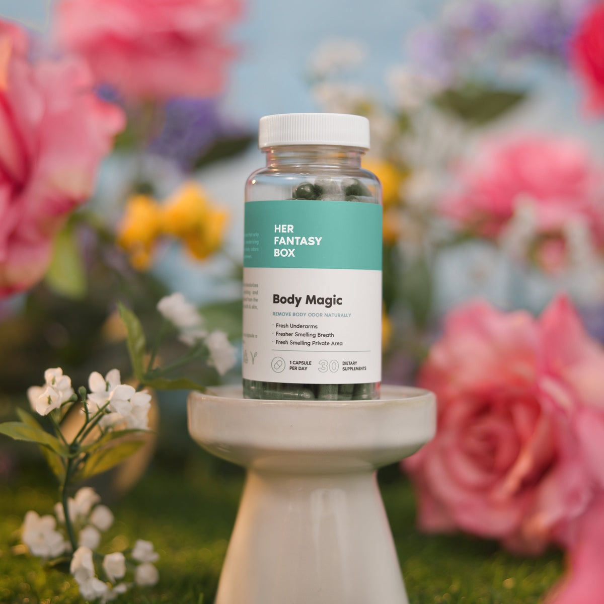 Chlorophyll Pill for Vaginal & Body Odor | Vegan Supplement | Body ...