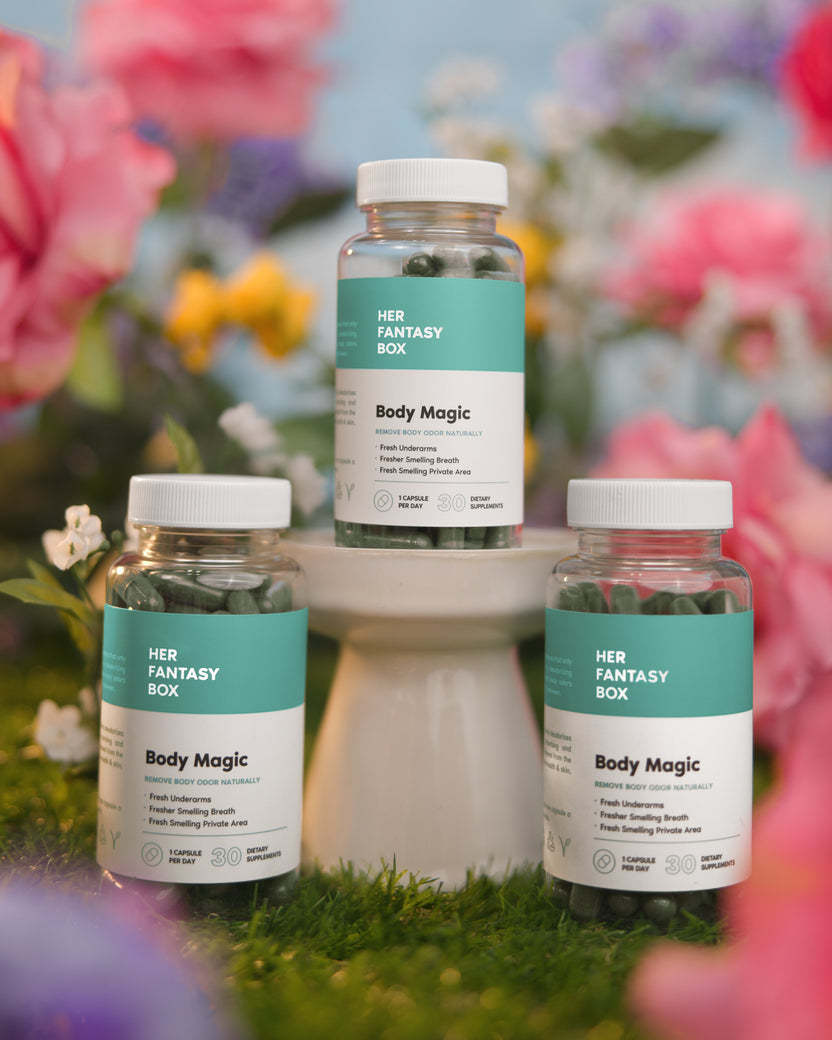 Body Magic Chlorophyll Supplement for Feminine Odor - 3 Pack| Vegan ...