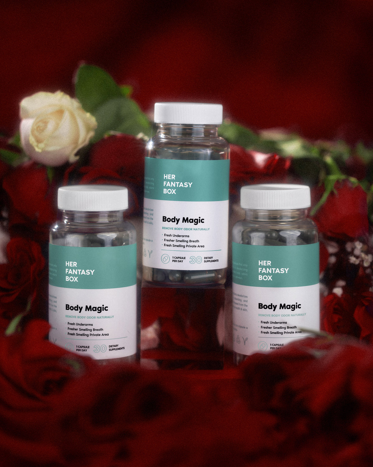 Body Magic Chlorophyll Supplement for Feminine Odor - 3 Pack| Vegan ...