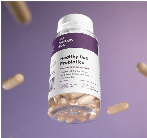 Healthy Box Probiotics for pH, Odor, Pms Relief & Uti Prevention – Her ...