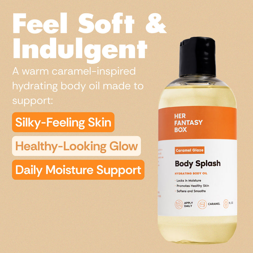 Her Fantasy Box | Body Splash - Skin Smoothing Body Oil Caramel Glaze