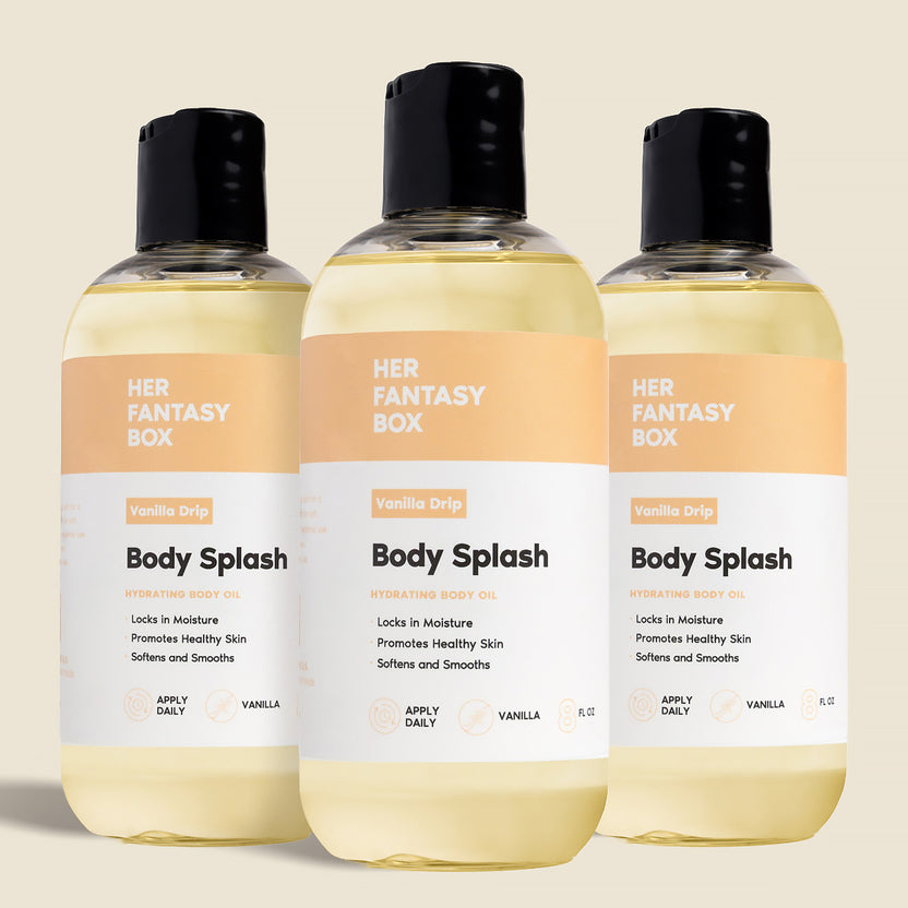 Her Fantasy Box | Body Splash - Skin Smoothing Body Oil (Vanilla Drip)