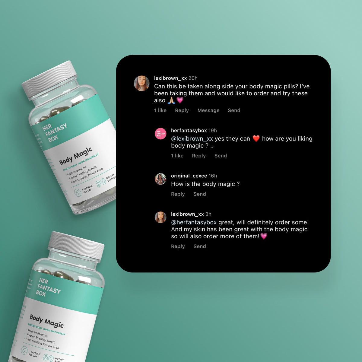 Chlorophyll Pill for Vaginal & Body Odor | Vegan Supplement | Body ...